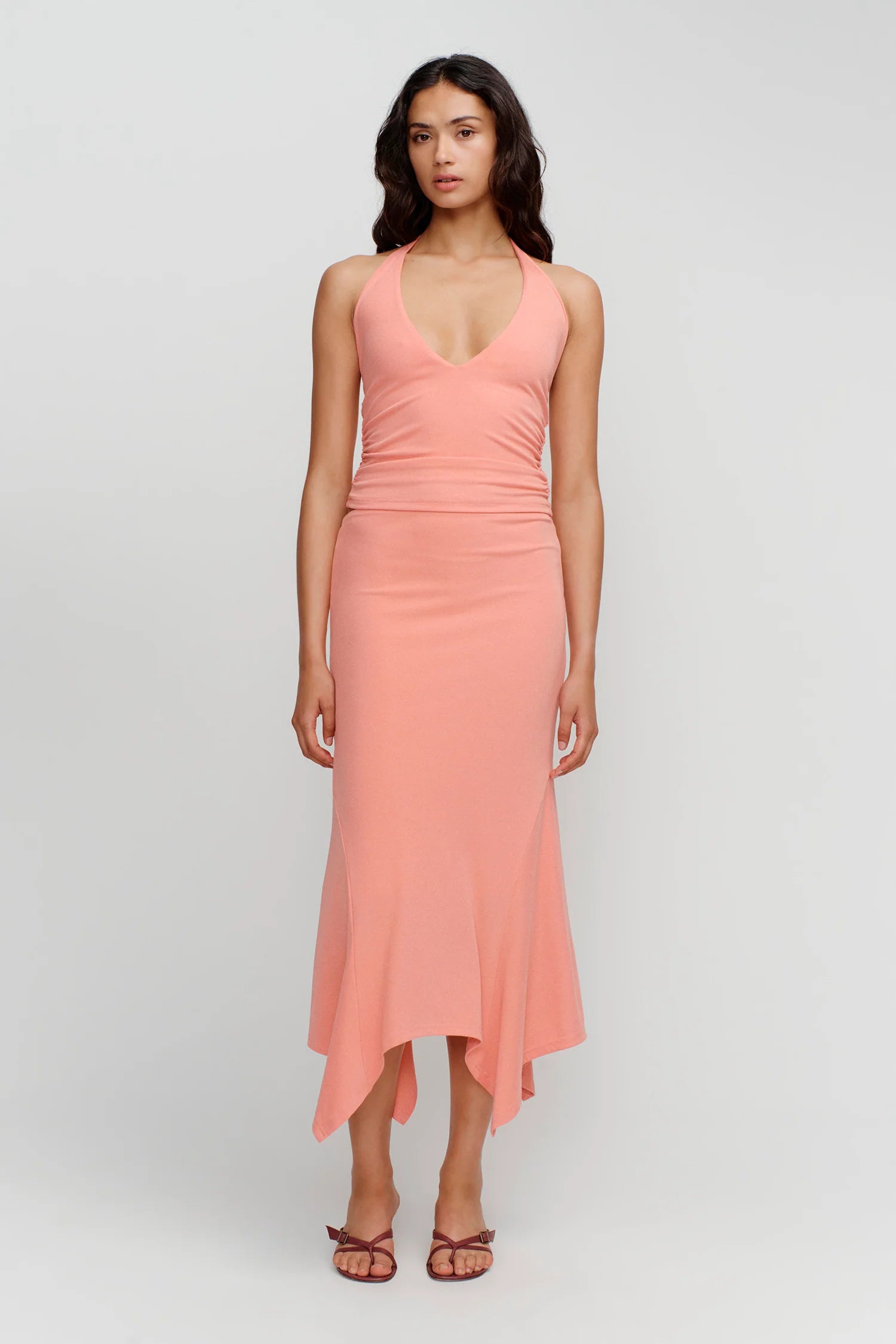 OWNLEY - KYAH HALTER TOP (MUSK)