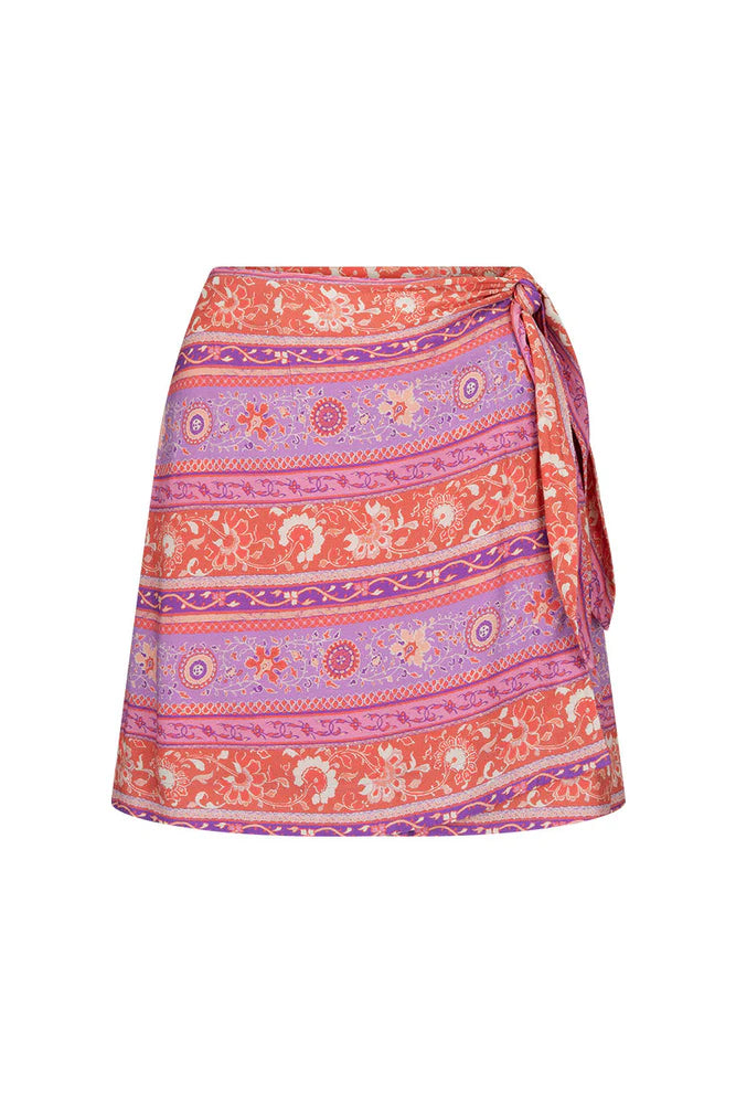 SPELL AND THE GYPSY COLLECTIVE - SUNSHINE BANDIT WRAP MINI SKIRT (CAYE