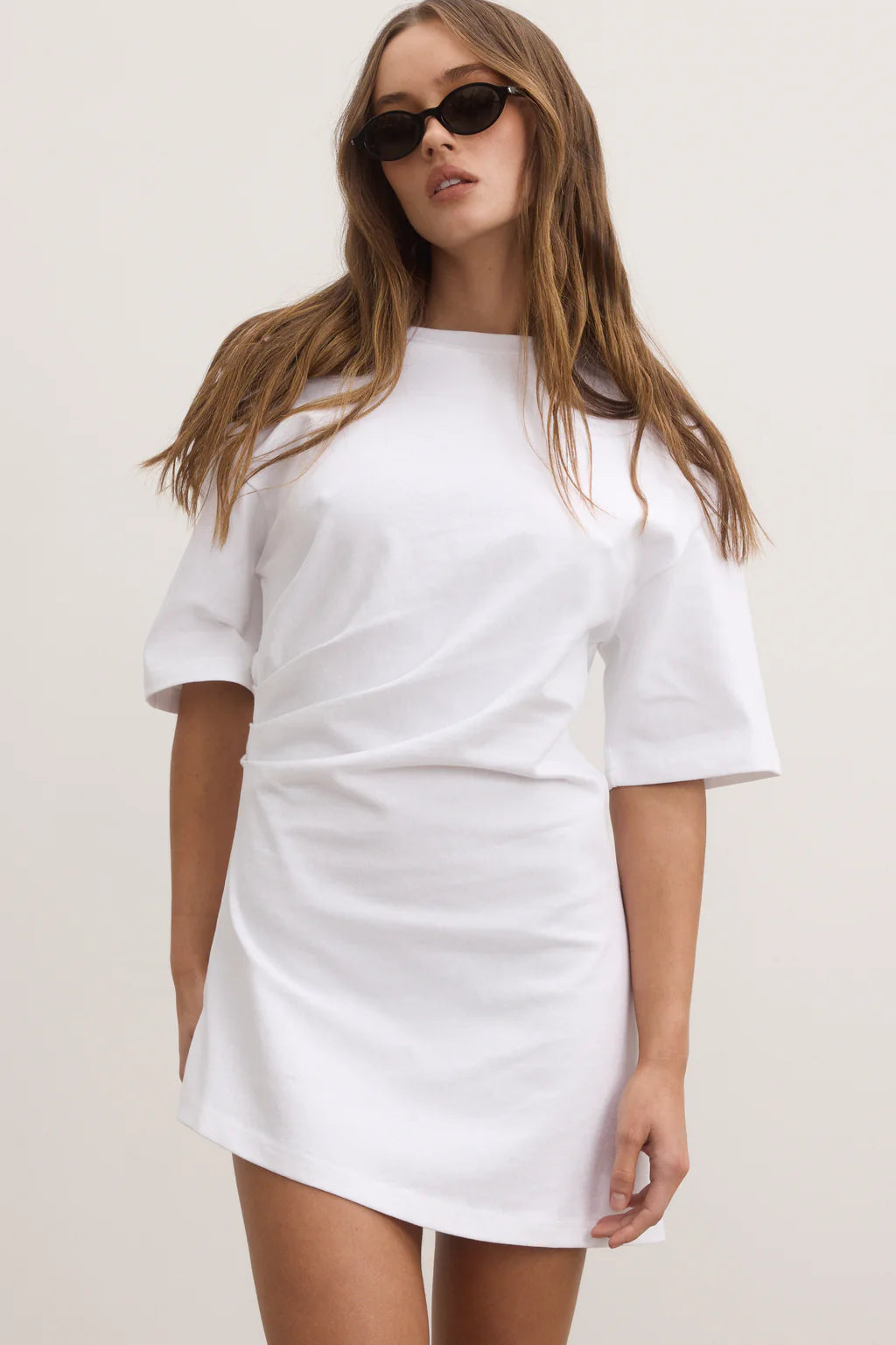 BAYSE BRAND - JOANNA MINI DRESS (WHITE)