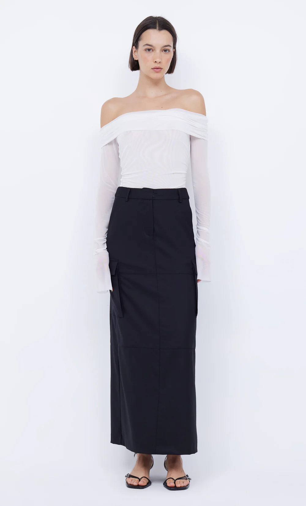 BEC + BRIDGE - SASHAY LONG SLEEVE TOP (IVORY)