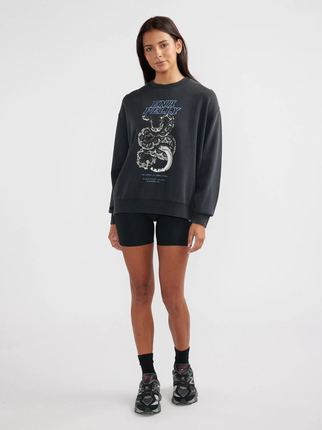 ENA PELLY - LILLY OVERSIZED SWEAT (PYTHON)