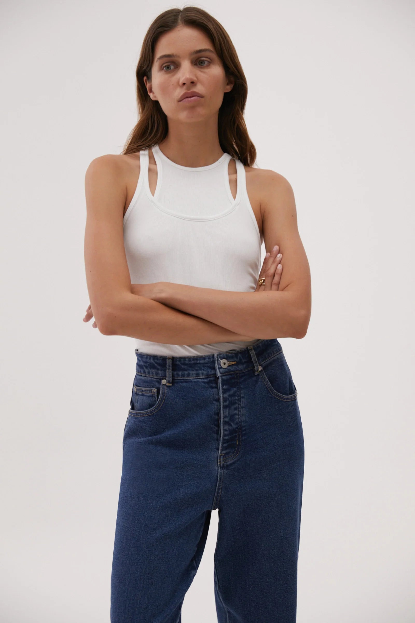 MISHA URBAN - CAMERON TANK (IVORY)