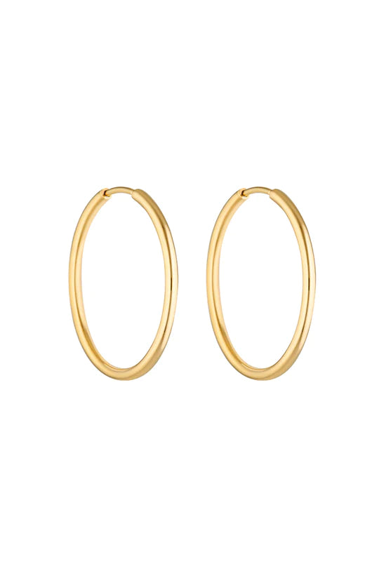 PORTER JEWELLERY - 90'S HOOPS 30MM