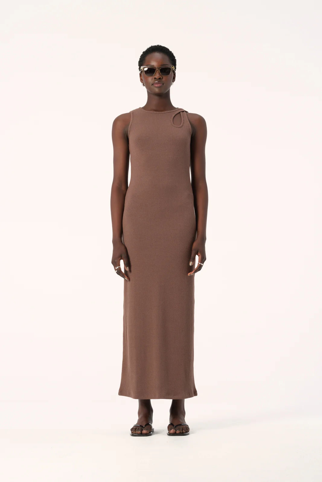 Elka Collective - Liguria Dress (Cocoa)