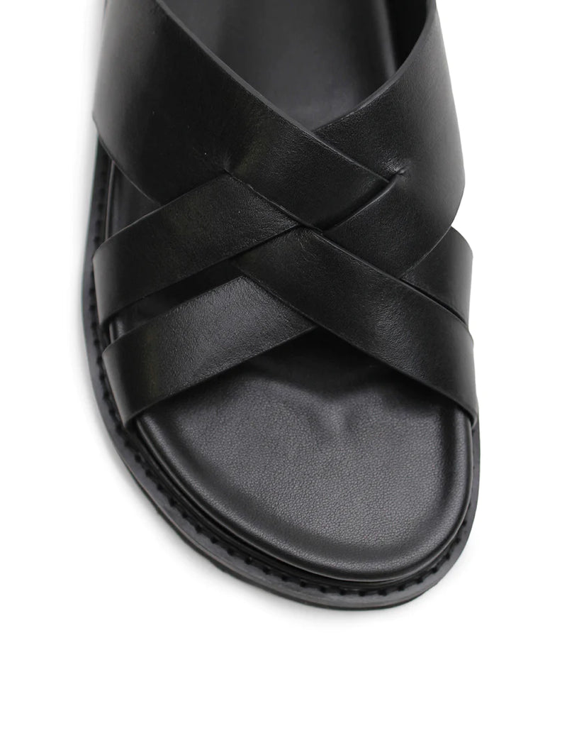La Tribe - Cross Cut Slide (Black)